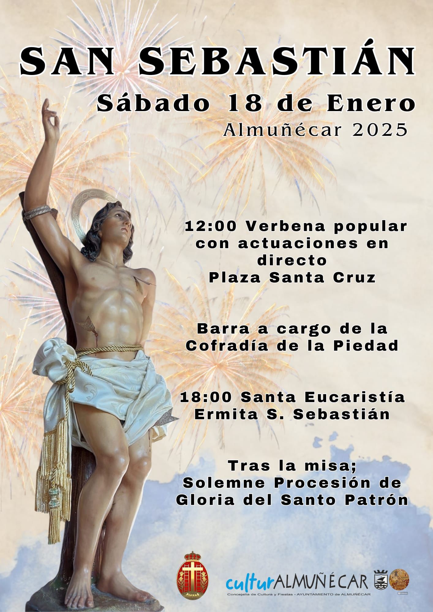 El Barrio San Sebastián de Almuñécar celebra la festividad de su patrón